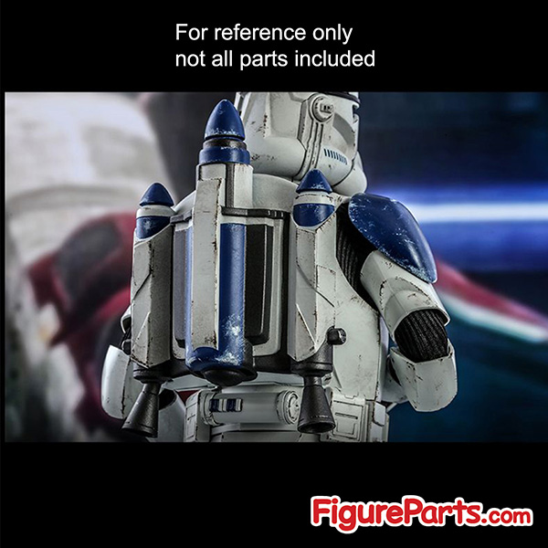 Jetpack - Dynamic Stand - Star Wars Clone Wars - Hot Toys tms022 tms023